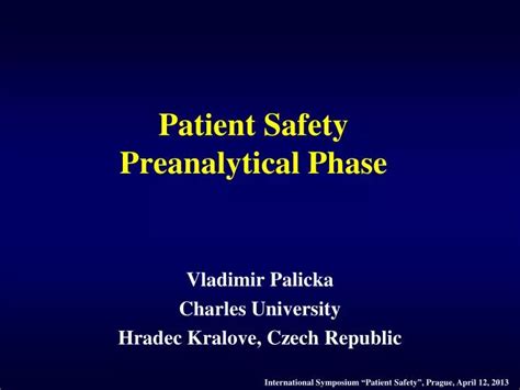 Ppt Patient Safety Preanalytical Phase Powerpoint Presentation Free Download Id4727106
