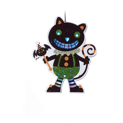 The Seasonal Aisle Operated Cat Plaque Uk