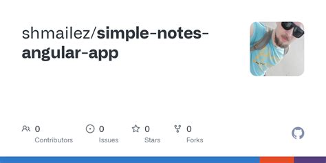 github shmailez simple notes angular app