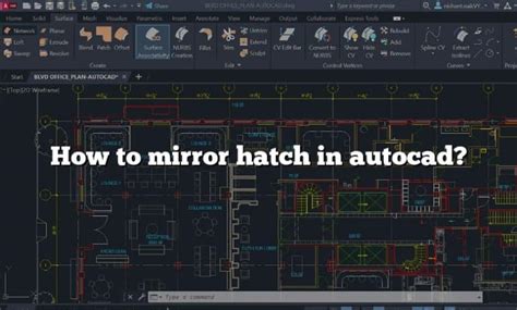 How To Mirror Hatch In Autocad