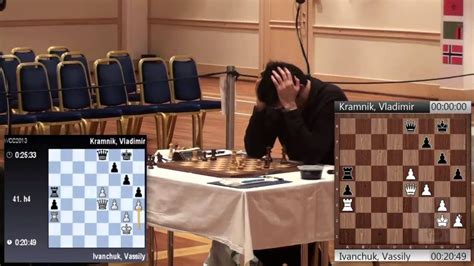 Gm Vassily Ivanchuk Vs Gm Vladimir Kramnik Youtube