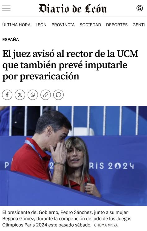El Juez Avisó Al Rector De La Ucm Que Le Imputará Por Prevaricación