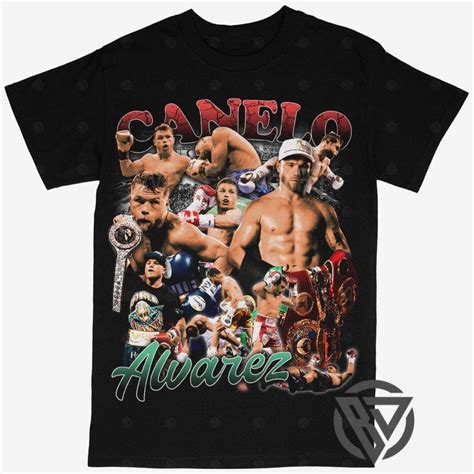 Canelo Alvarez T Shirf Boxing Mexican Fighter
