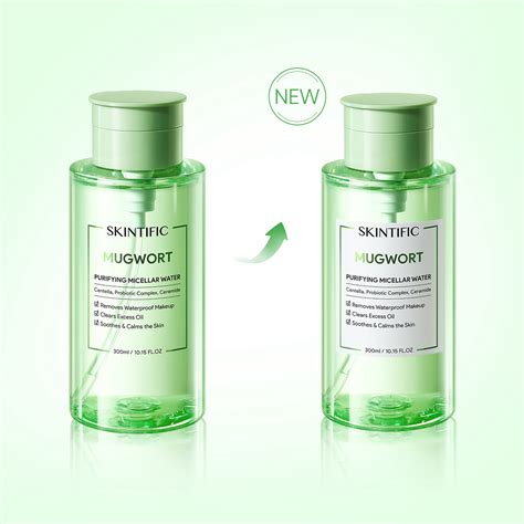 SKINTIFIC Mugwort Purifying Micellar Water Cleansing Oil 300ml