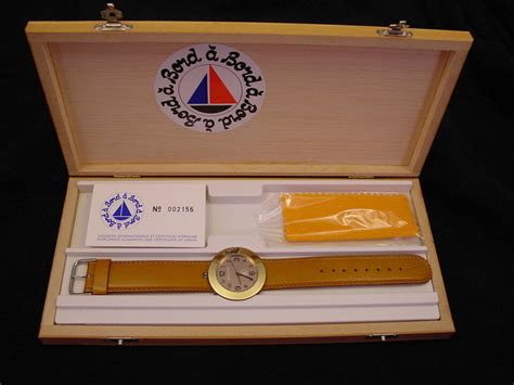 Wrist Watch Bord A Bord French Uni Sex Solid Bronze Genuine Leather B6 Wristwatches