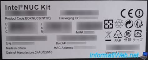 Intel NUC Skull Canyon NUC I KYK Unboxing Articles Tutorials InformatiWeb