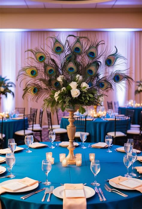 15 Peacock Wedding Ideas For A Lush And Colorful Celebration