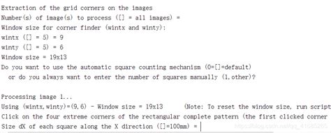 相机标定示例（opencv c matlab工具箱toolbox calib） matlab camera calibration
