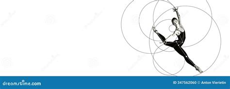 Cotemporary Art Collage Man Analyzing Chart Representing Benefits And Costs To Make Informed