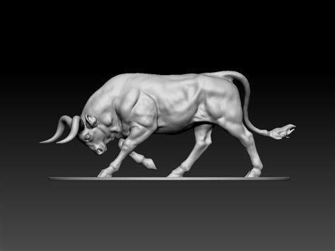 Stl File Bull 🐂・3d Printable Design To Download・cults