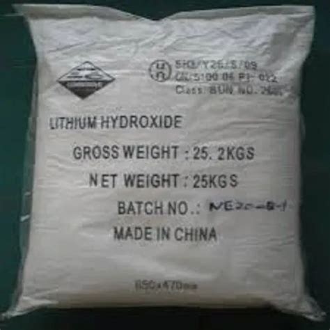 Powder LITHIUM HYDROXIDE At Best Price In Hyderabad ID 20625957512