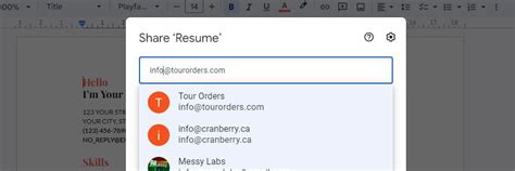 Creating Your Resume With Google Docs Career Coach S Playbook