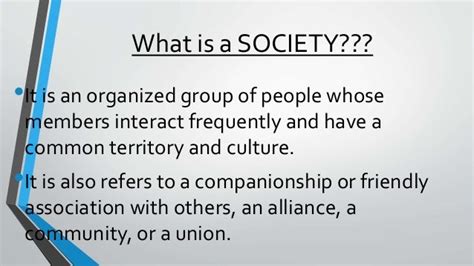 The Human Person In Society