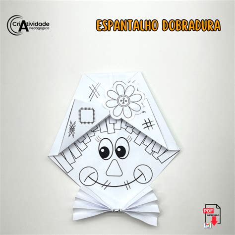 Dobradura Boi Bumbá No Palitoche Colorido E Para Colorir Criatividade