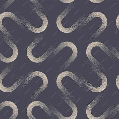 Premium Vector Dynamic Linear Ripple Structure Seamless Pattern