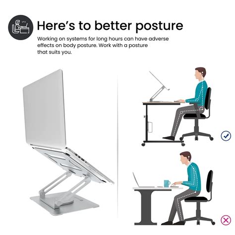 Buy Portronics My Buddy K6 Laptop Stand Posture Support POR 1802