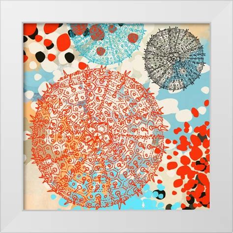 Orlov Irena 26x26 White Modern Wood Framed Museum Art Print Titled