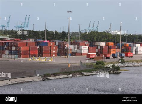 view cargo ship terminal unloading crane of cargo ship terminal