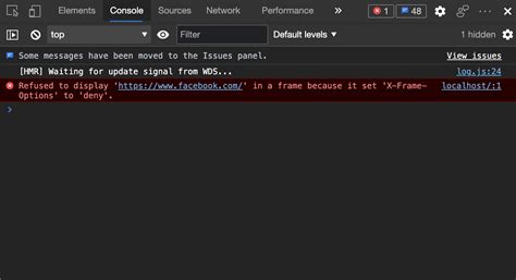 refused to display · issue 83 · yoctol react messenger customer chat