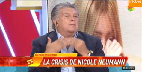 La Pelea En Vivo Entre Luis Ventura Y Denise Dumas Por El Escandaloso Divorcio De Nicole Neumann