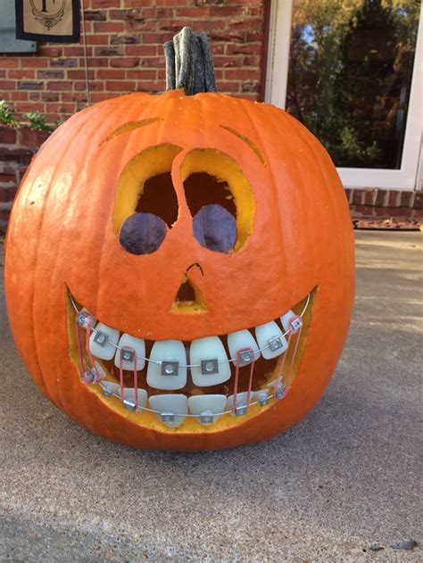 Braces Pumpkin Pumpkin Decorating Contest Easy Pumpkin Decorating
