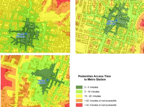 Figure 2 From Measuring Pedestrian Accessibility To Public Transport In
