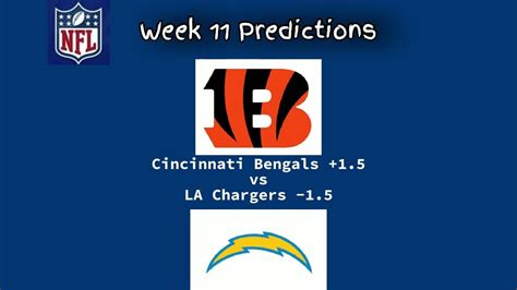 Nfl Week 11 Predictions Youtube