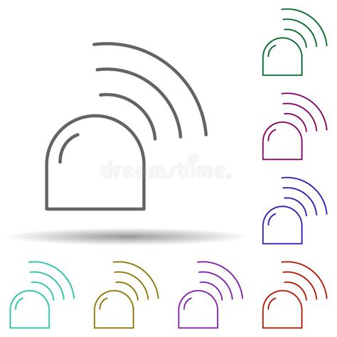 Security Siren Protection And Security Vector Icons Set Cyber Computer Network Business Data