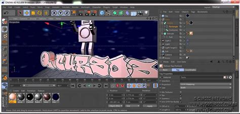 Curso De Cinema 4d Aula 50 Criando Gradiente Para O Texto Youtube