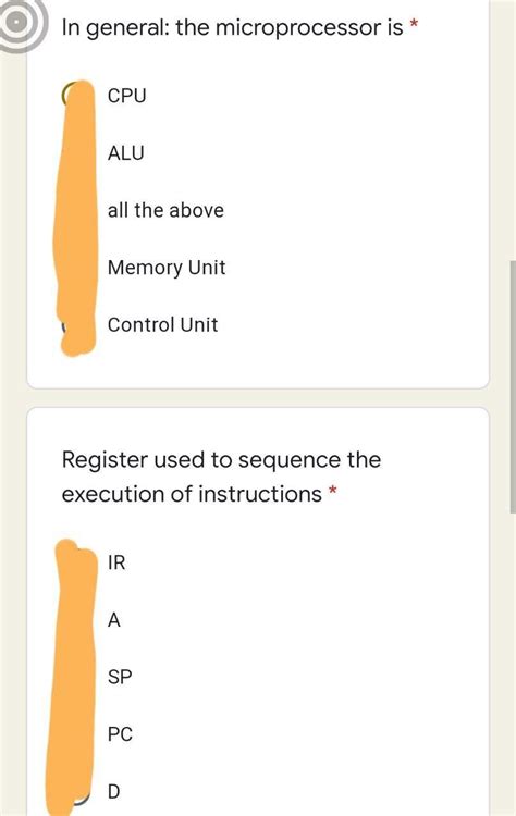 Solved In General The Microprocessor Is Cpu Alu All The