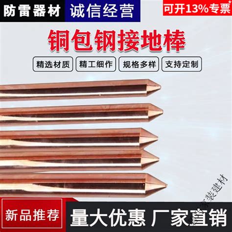 多瑙梦铜包钢接地棒电解离子接地棒镀铜防雷接地极接地线垂直接地棒装置 1421200双螺纹【图片 价格 品牌 报价】 京东