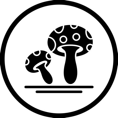 Mushroom Vector Icon 20680506 Vector Art At Vecteezy