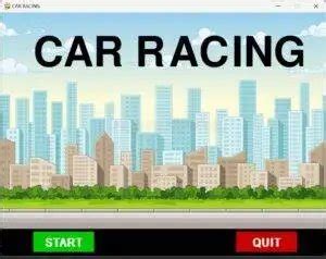 Car Racing Game Using Python With Source Code Codewithcurious