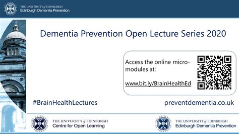Watch Dementia Prevention Open Lecture Series 2020 Prevent Dementia