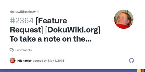 [feature request] [] to take a note on the wiki syntax page