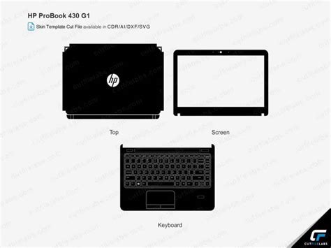 Hp Probook 430 G1 2015 Cut File Template Cutfilelabs