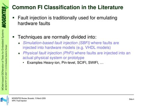 ppt wp4 algorithms tools and fault injection powerpoint
