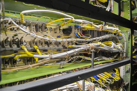 Colorful Cables Connected To Server At Data Center Stock Image Image Of Optic Colorful 329041521