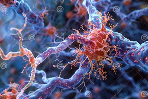 Neurons With Dendrites Affected By Amyloid Plaques In Alzheimer S