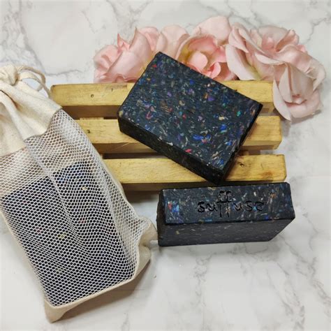 Charcoal Confetti Activated Charcoal Cold Process Soap Suffuse Soaps