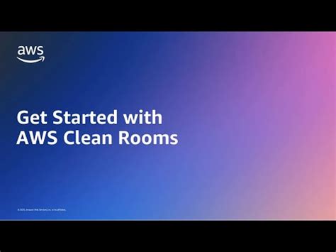 Getting Started With Aws Clean Rooms Amazon Web Services Sebae Videos