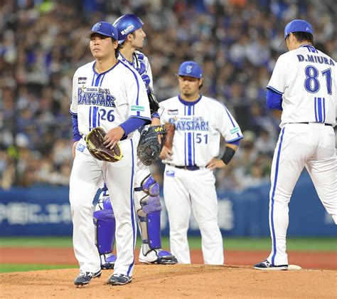 【dena】浜口遥大が5回途中3失点降板 1か月ぶり先発も6四球と乱調 今季初勝利ならず スポーツ報知