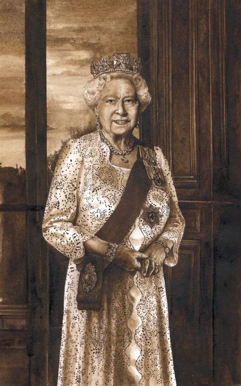 Her Majesty Queen Elizabeth II Diamond Jubilee Painting By Paul Orsi Saatchi Art