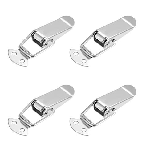 201 Stainless Steel Spring Loaded Toggle Latch Catch Clamp Hasps 90mm