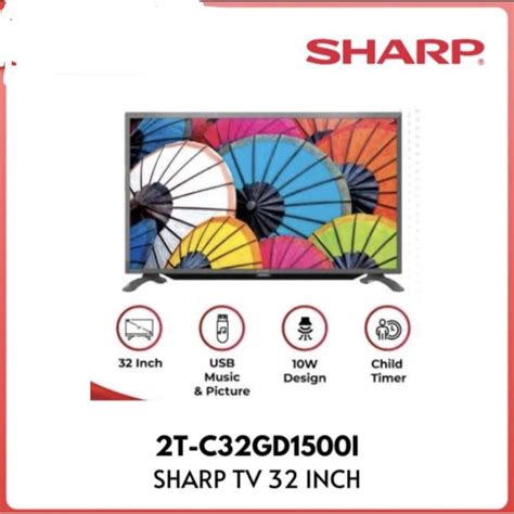 Jual Tv Digital Sharp Aquos Led Inch T C Gd I Garansi Resmi Shopee Indonesia