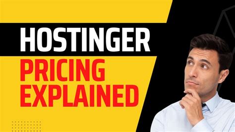 Hostinger Pricing Explained Which Option To Pick Bens Experience