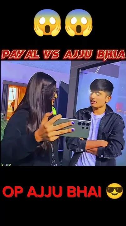 Payal Gaming Meet Ajju Bhai 😍shorts Totalgaming Ajjubhai