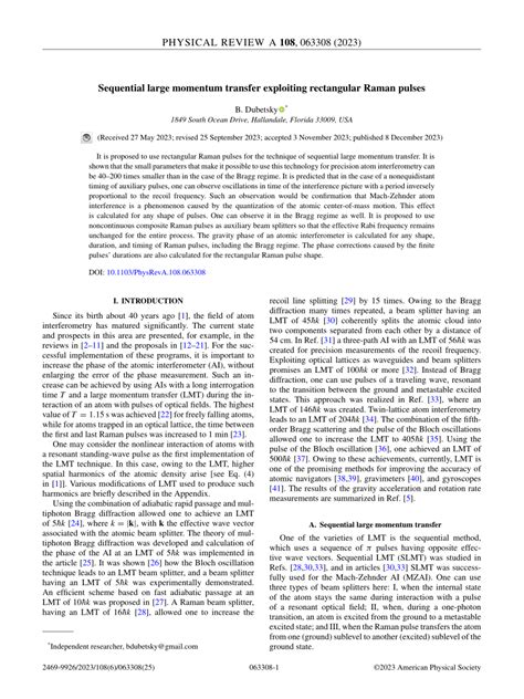 PDF Sequential Large Momentum Transfer Exploiting Rectangular Raman
