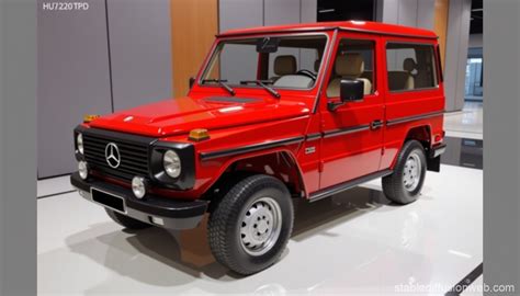 1979 Mercedes Benz G Class Photorealistic Render Stable Diffusion Online