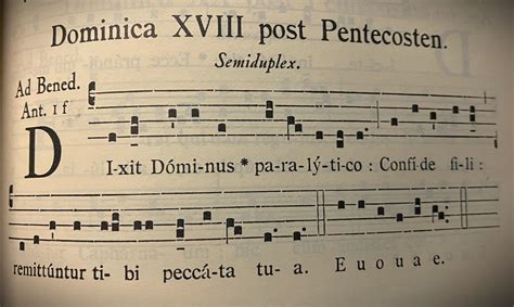 A Homily for the Eighteenth Sunday after Pentecost Monastère Saint Benoît